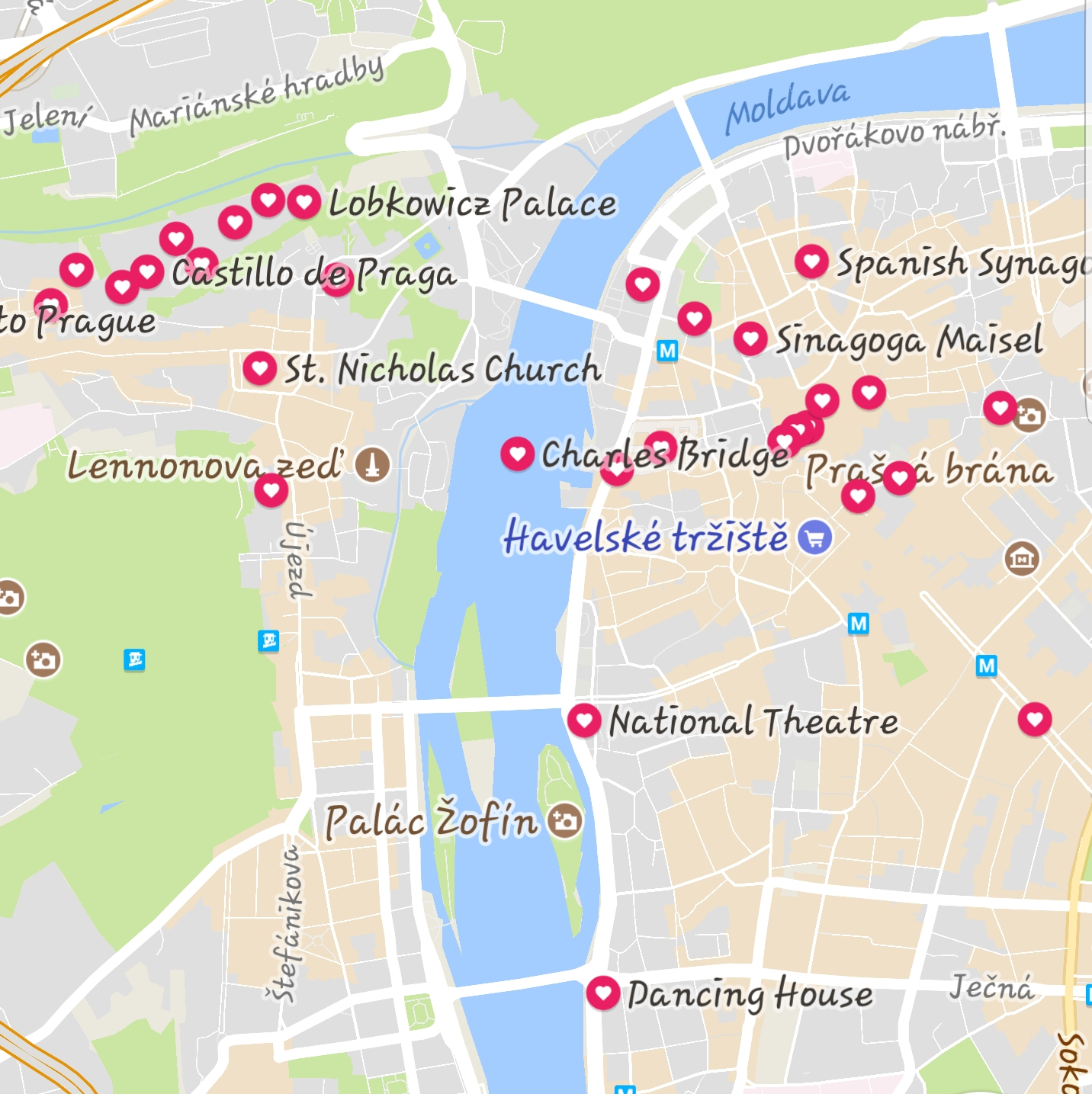Mapa Praga | Viajes Lost Planet